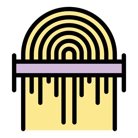 Fingerprint Scanning Icon Vector Flat 26607018 Vector Art At Vecteezy