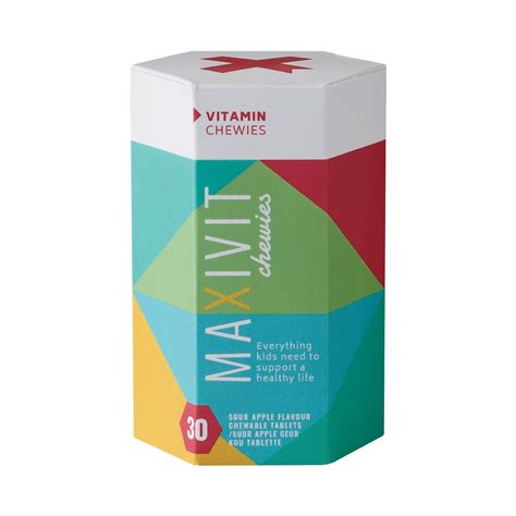 Maxivit Chewies 30 Chewable Tablets Med365