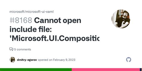 Cannot Open Include File Microsoftuicompositionh · Issue 8168