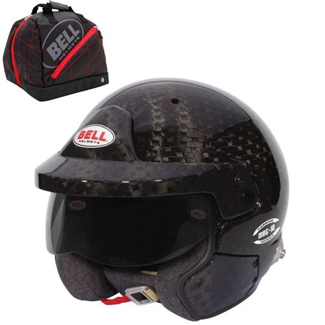 Bell Mag 10 Carbon Helmet With Custom Lining Colorsblue 58 7 14 In