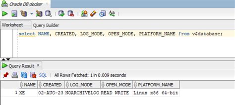 Oracle Database As Docker Container ThinkingAboutData