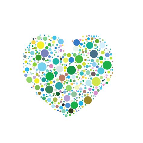 Download Heart Colorful Dots Svg Freepngimg