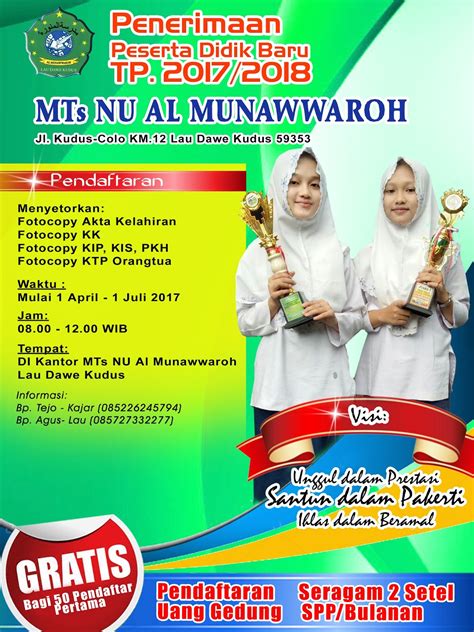 Trend Terbaru Desain Brosur Ppdb Cdr