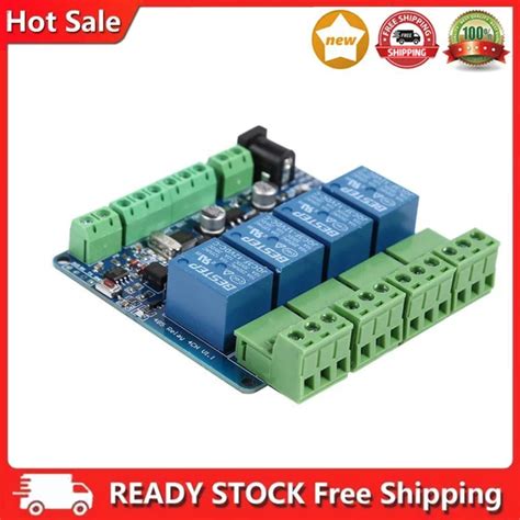 Modbus Rtu 4 Way 12v Relay Module Switch 4 Way Relay Output Rs485 Communication £827 Picclick Uk