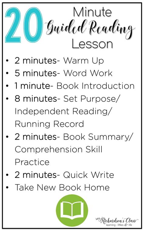 Structuring A Guided Reading Lesson Mrs Richardsons Class