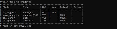 Cara Membuat Database Mysql Dari Command Prompt