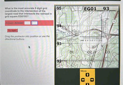 Solved What Is The Most Accurate 8 Digit Grid Coordinate To The Intersection Of The Largest Roa