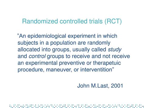 Ppt Randomized Controlled Trials Powerpoint Presentation Free Download Id177671