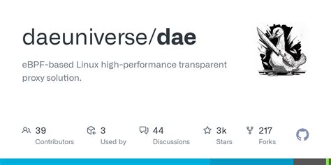 GitHub Daeuniverse Dae EBPF Based Linux High Performance Transparent Proxy Solution