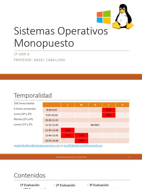 Sistemas Operativos Monopuesto A Pdf Informática Arquitectura De Computadores