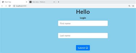 Create Basic Login Forms Using React Js By Muhammad Ismail Medium