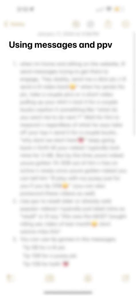 Onlyfans Message And Ppv Tips Etsy