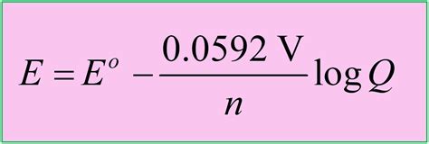 Nernst Equation Practice Problems Chemistry Steps