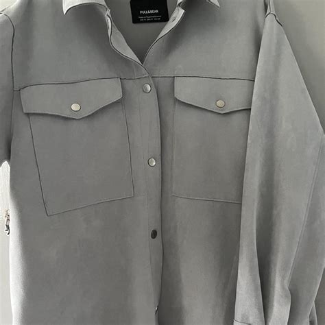 Grey Shacket Worn A Few Time Perfect Condition Depop