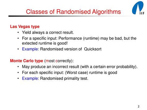 Ppt Randomized Algorithms Powerpoint Presentation Free Download Id6468417
