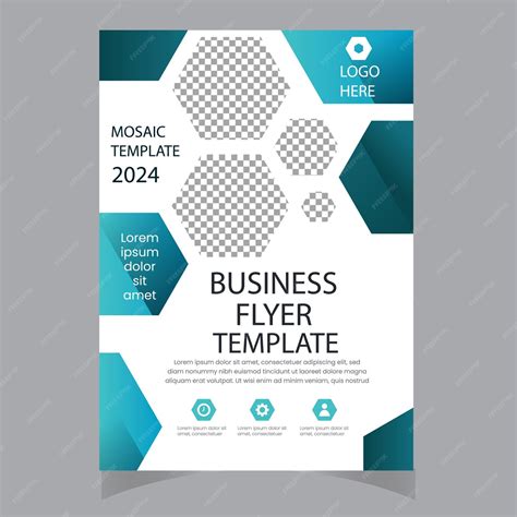 Premium Vector Brochure Design Hexagonal Cover Modern Layout Annual Report Poster Flyer In A4