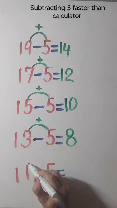 Subtraction Trick Shorts Youtube