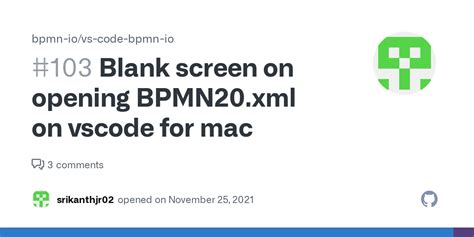 blank screen on opening bpmn20 xml on vscode for mac · issue 103