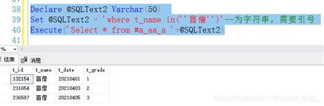 Execute用法数据库中execute Csdn博客