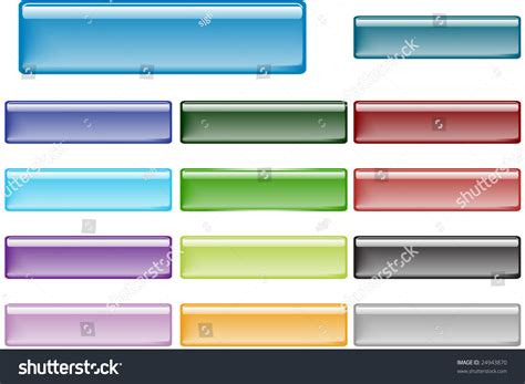 Rectangular Web Buttons Stock Vector Illustration 24943870 Shutterstock