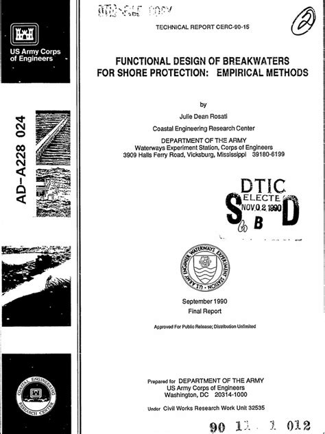 Functional Design Of Breakwaters For Sho Pdf Beach Coast