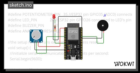 Activity 4 Led And Buzzer Wokwi Esp32 Stm32 Arduino Simulator