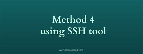 5 Simple Methods To Test Ssh Connection In Linux And Unix Golinuxcloud