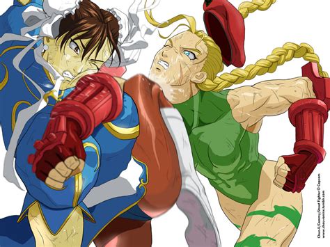 Chun Li Vs Cammy by chou-roninx on DeviantArt