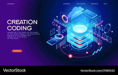 Programming Web Banner Royalty Free Vector Image