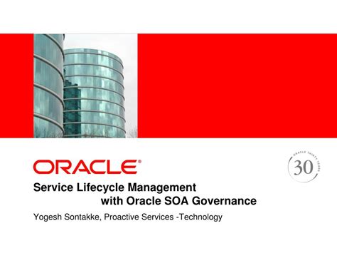 PPT Service Lifecycle Management With Oracle SOA Governance PowerPoint Presentation ID