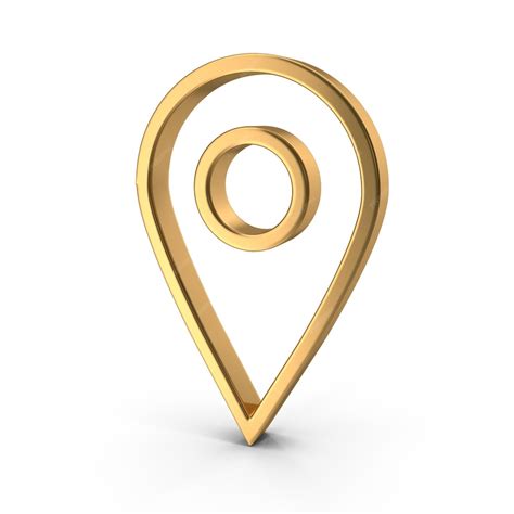 Premium Photo 3d Map Pointer Location Map Icon Gold Texture Gold