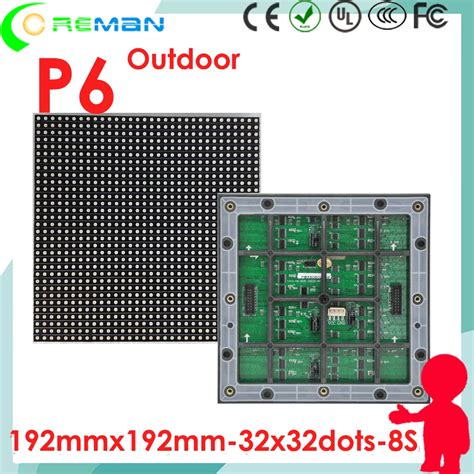 Freeshipping Dot Matrix Module Led P For Outdoor Led Tv Wall Low Cost Rgb P Outdoor Smd Led