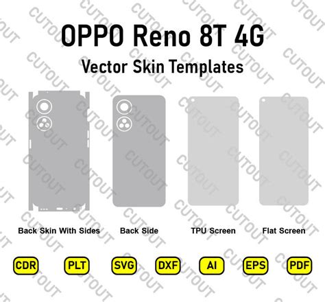 OPPO Reno T G Vector Skin Cut Files