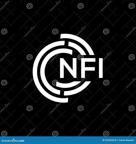 NFI Letter Logo Design NFI Monogram Initials Letter Logo Concept Stock Vector Illustration Of