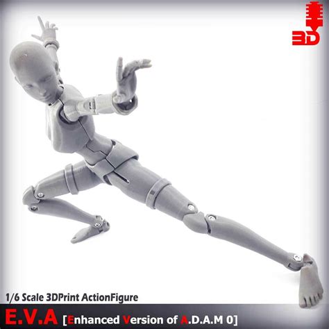 Stl File 1 6 Scale Action Figure E V A ♀️・3d Printer Model To Download・cults