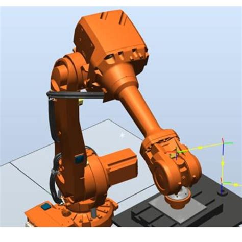 Visualization Of The Program Of An Industrial Robot Movement In The Download Scientific Diagram