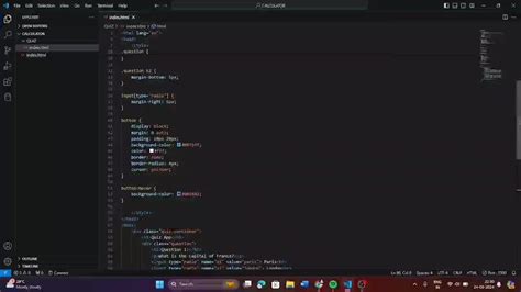Niranjana Sara T On Linkedin Html Css Webdevelopment Quizapp