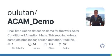 Github Oulutanacamdemo Real Time Action Detection Demo For The Work Actor Conditioned