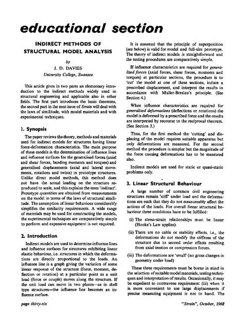 Pdf Indirect Methods Of Structural Model Analysis Dokumentips