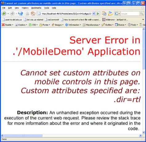 Making The ASP NET Mobile Controls Render RTL Languages Scott Hanselman S Blog