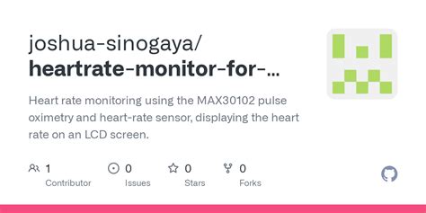 Github Joshua Sinogayaheartrate Monitor For Arduinouno Heart Rate