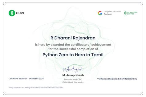 r dharani rajendran on linkedin python programming learningjourney