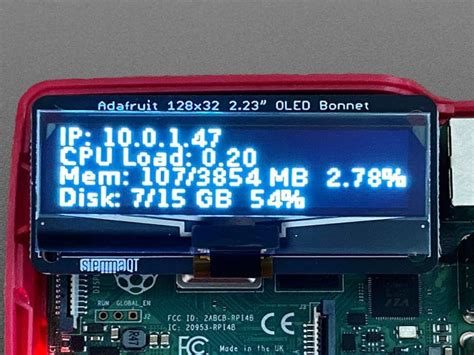Usage Adafruit 223 Monochrome Oled Bonnet Adafruit Learning System