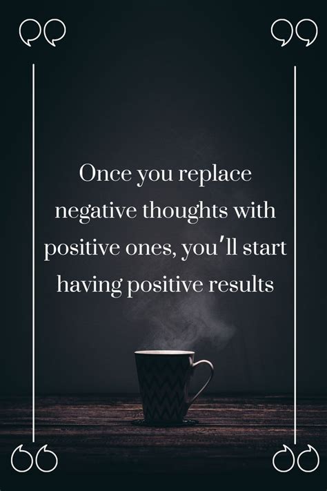 Replace Negative Thoughts With Inspirational Quotes