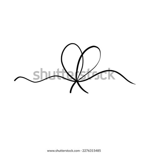 Hand Drawn Simple Vector String Ribbon Stock Vector Royalty Free 2276315485 Shutterstock