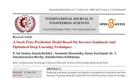 A Stock Price Prediction Model Based On Investor Sentiment And