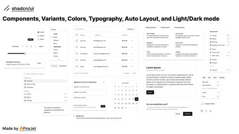 shadcn ui full design system updated 25 jul 2024 figma