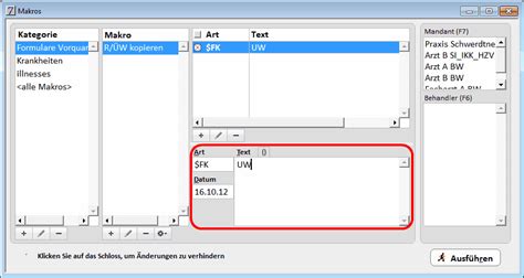Programmänderungen Archiv Quartal 2012 4a Build 231 Makro