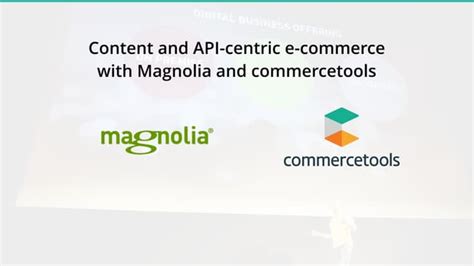 content driven commerce with magnolia and commercetools pdf internet computing