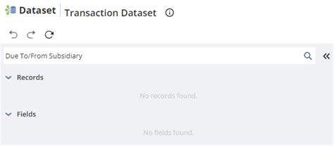 Due Tofrom Subsidiary Field Is Not Available In Transaction Saved